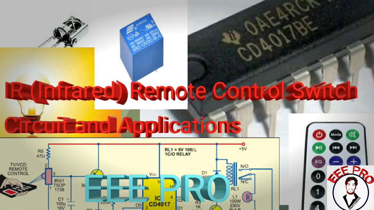 Simple IR Remote Control Switch Circuit without use microcontroller ...
