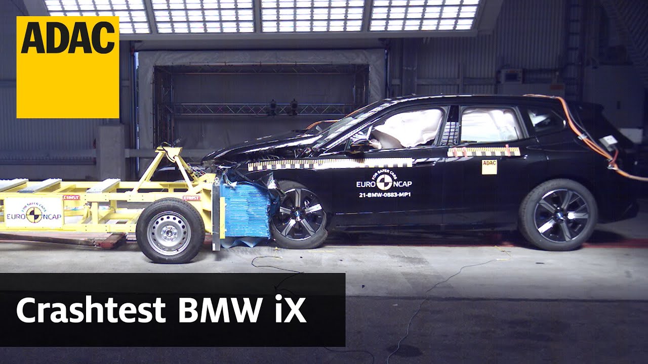 BMW iX im Crashtest | ADAC & Euro NCAP - YouTube