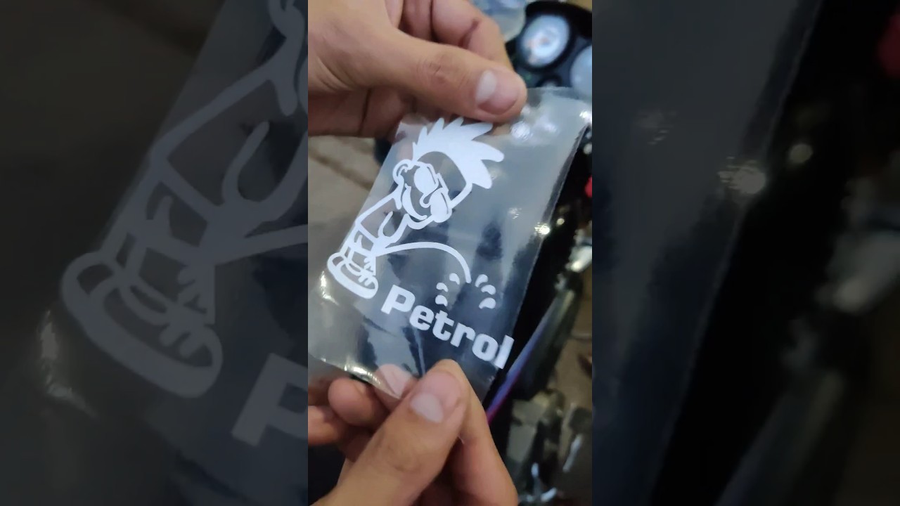 Splendor Plus petrol tenk radium sticker ⛽ // shiv rediam art // # ...