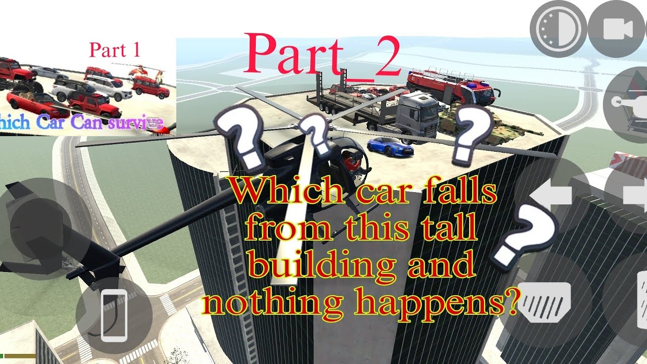 Which car falls from this tall building and nothing happens?🤔(malayalam ...