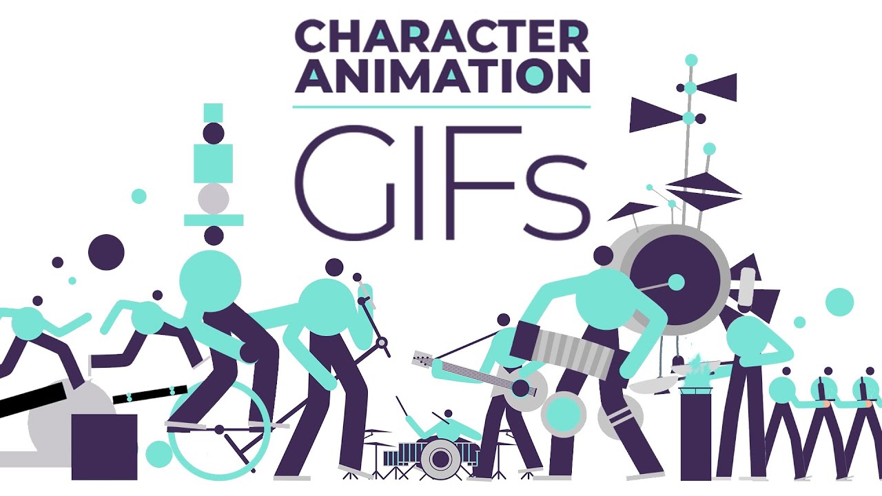 Character Animation GIFs - Motion Graphics - YouTube