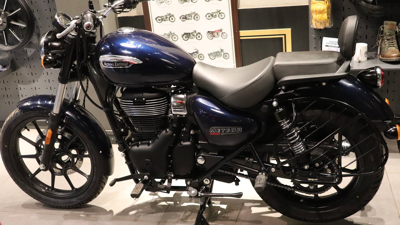 Royal Enfield Meteor 350 Stellar Blue Detailed Review 🔥🔥 Exhaust