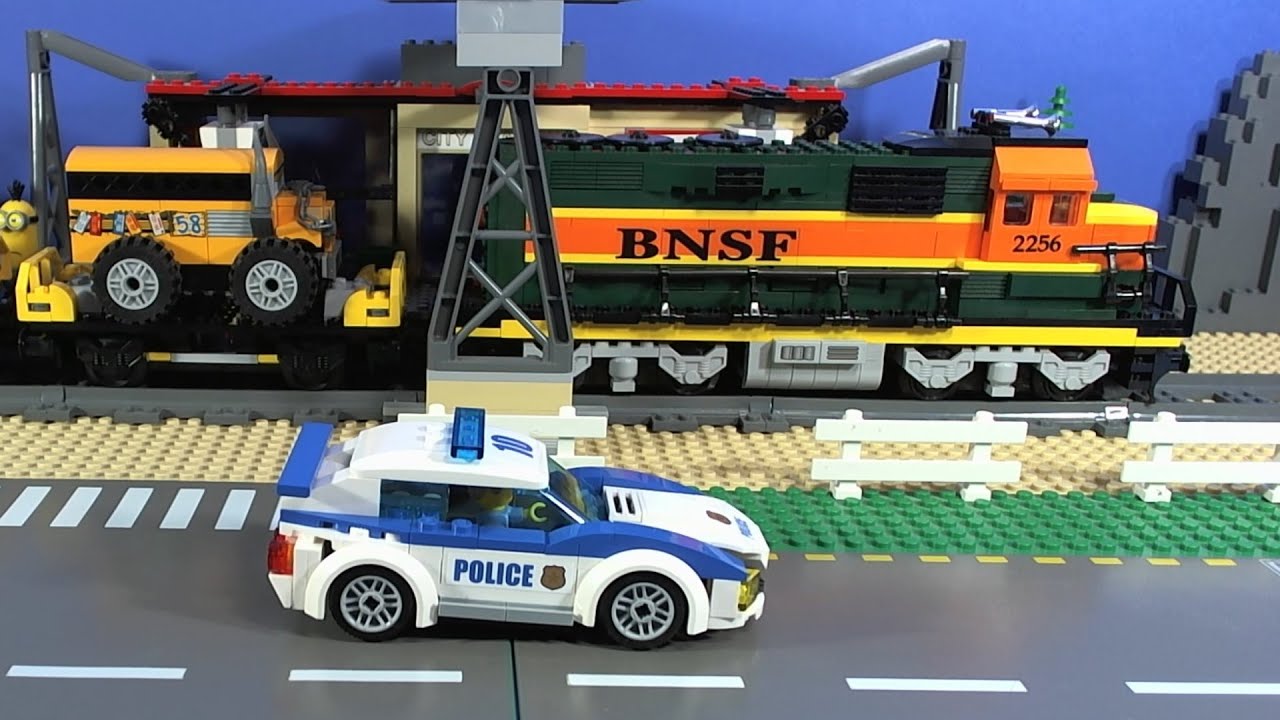 Lego City Trains, Police, Fire Chase. - YouTube