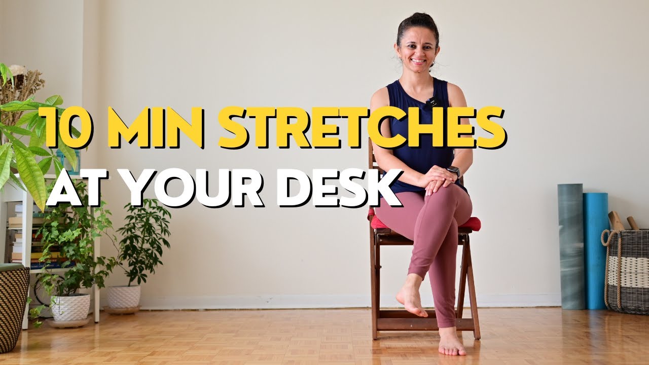 10 min Stretches at your Desk - YouTube