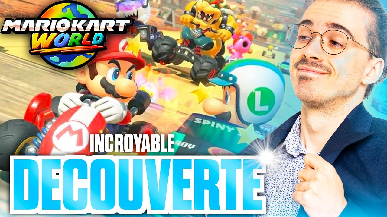 Découverte de la SWITCH 2 et Mario Kart : World ! (masterclass?) - YouTube