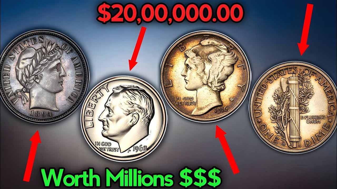 Top 5 Ultra Rare Dimes Worth Millions — Hidden Treasures You Might ...