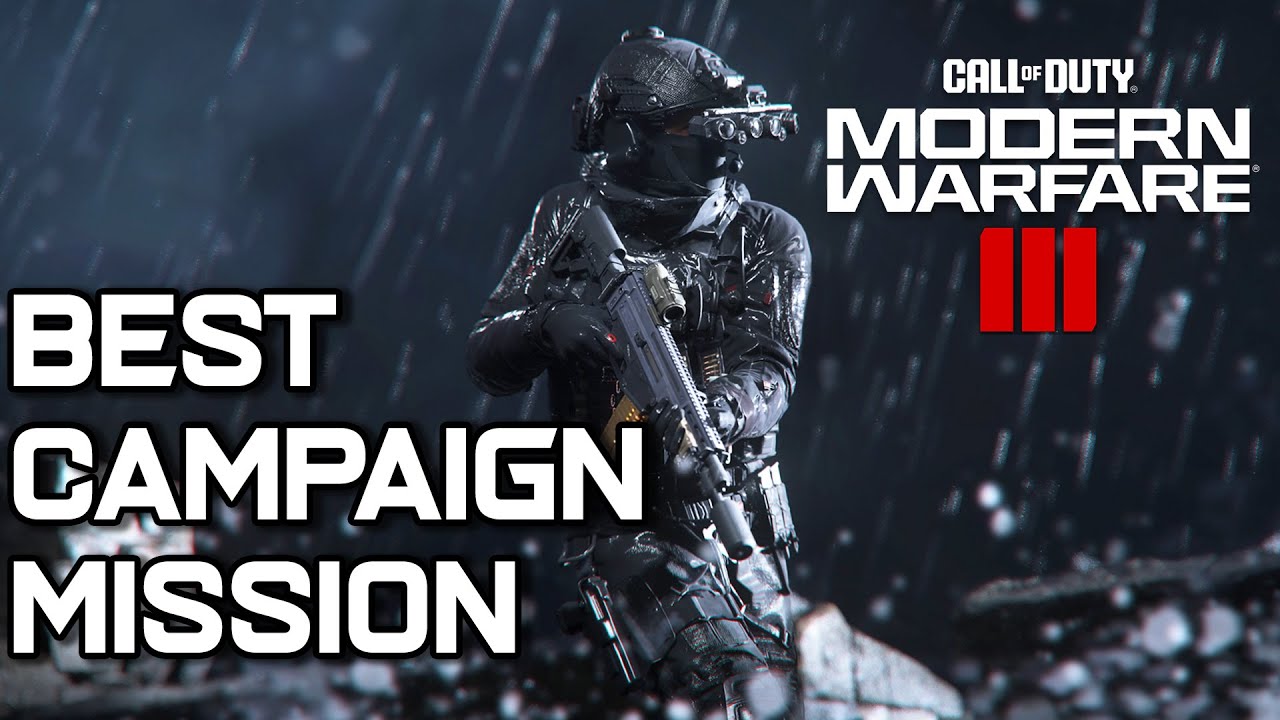 MW3 Campaign Best Stealth Mission | Call of Duty Modern Warfare III ...