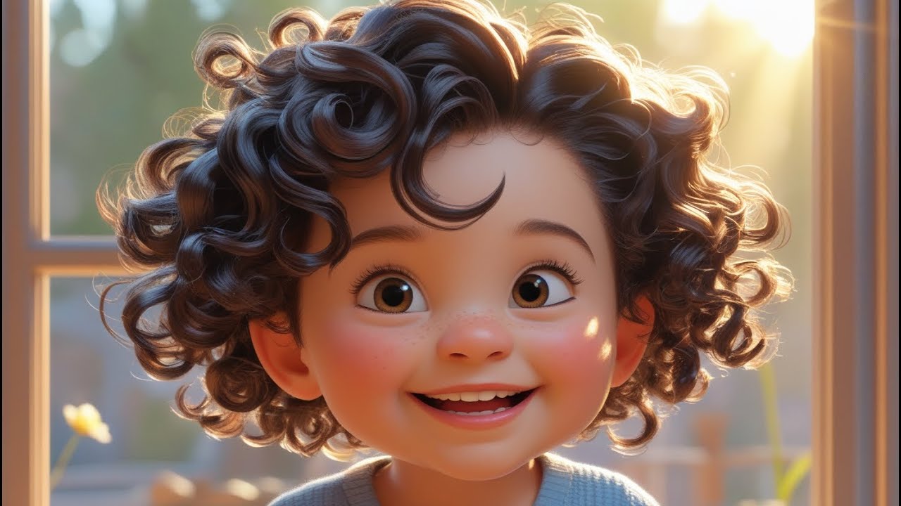 Curly Hair Rhyme – The Cutest Toddler Rhyme Ever! 🧒 | Cute Curly Hair ...