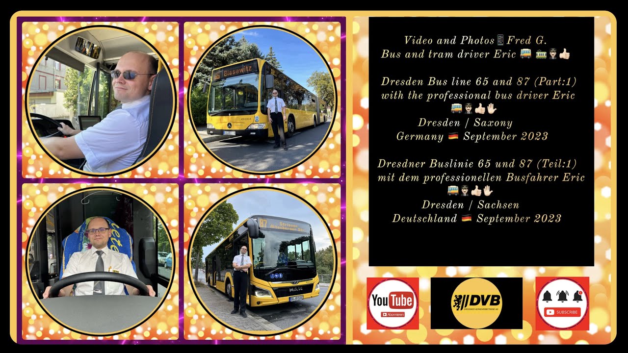 Bus line 65 and 87 with the bus driver Eric / Part:1 / Buslinie 65 und ...