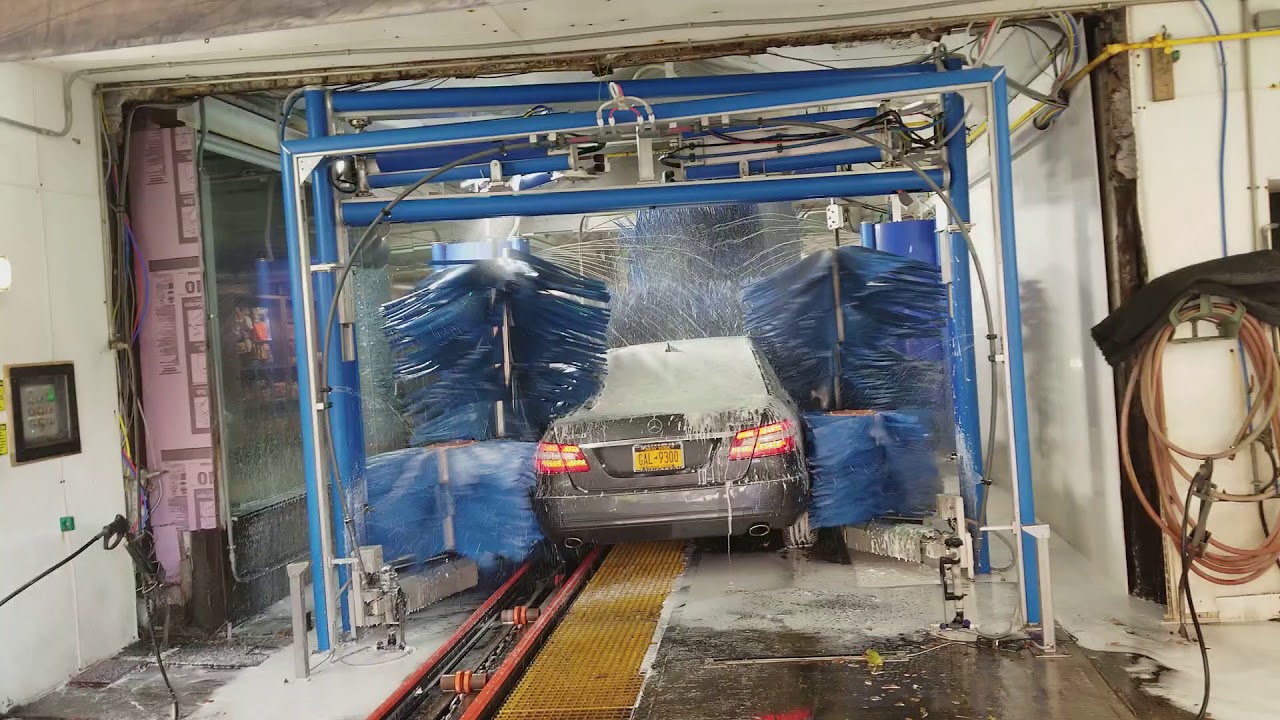 90 FT Car Wash build by SERVICE ONE CORP NY - YouTube