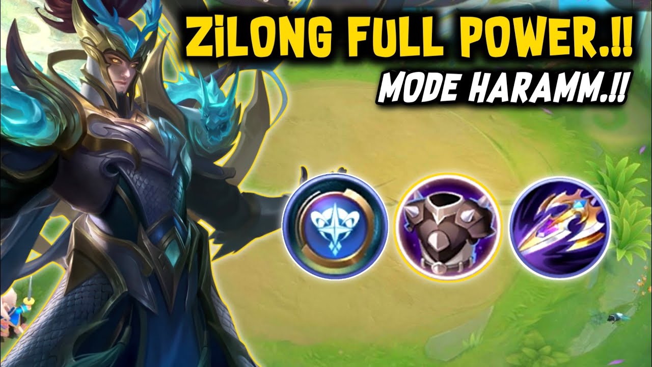 ZILONG FULL POWER.!! MODE HARAM.!! MAGIC CHESS MOBILE LEGENDS - YouTube