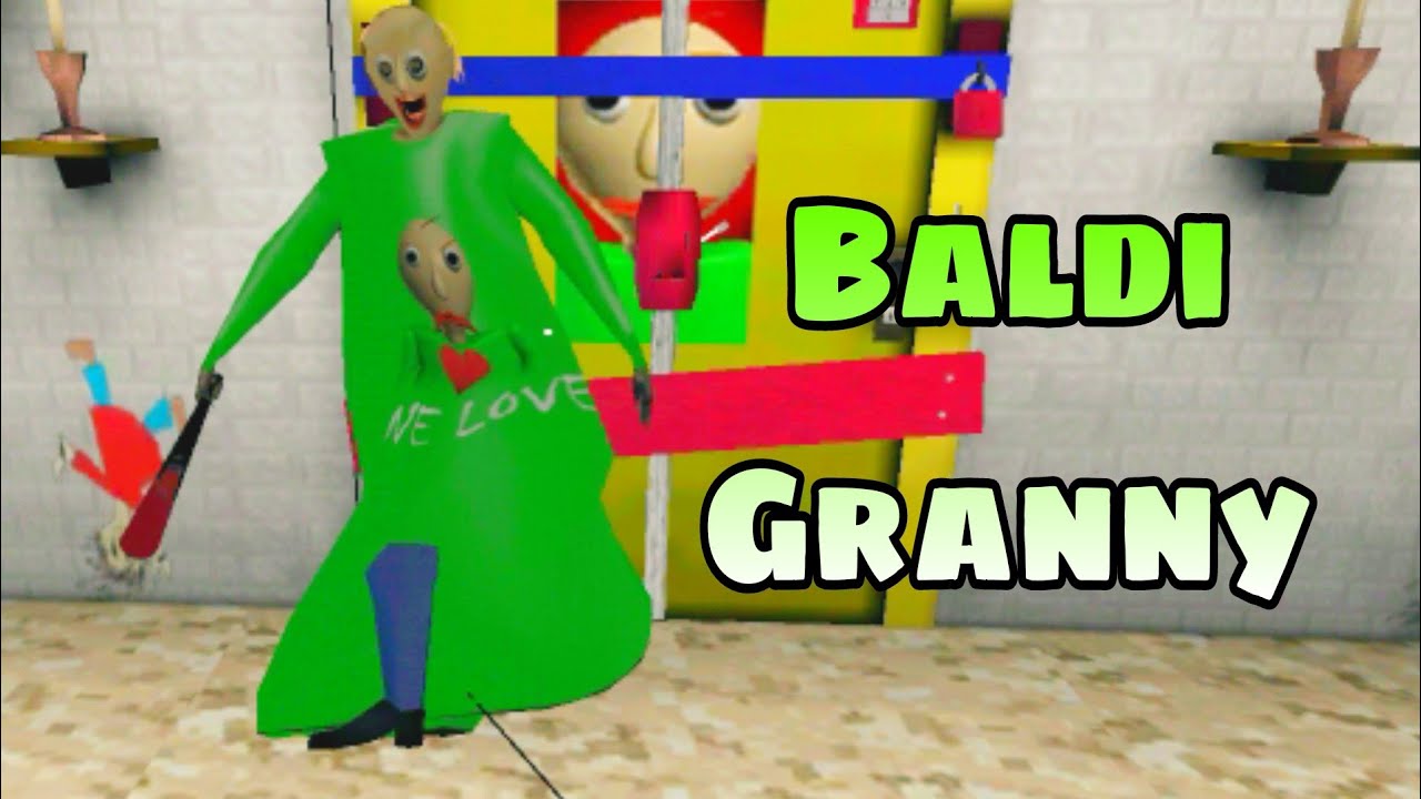 Baldi Granny 1.7.3 Full Game Play - YouTube