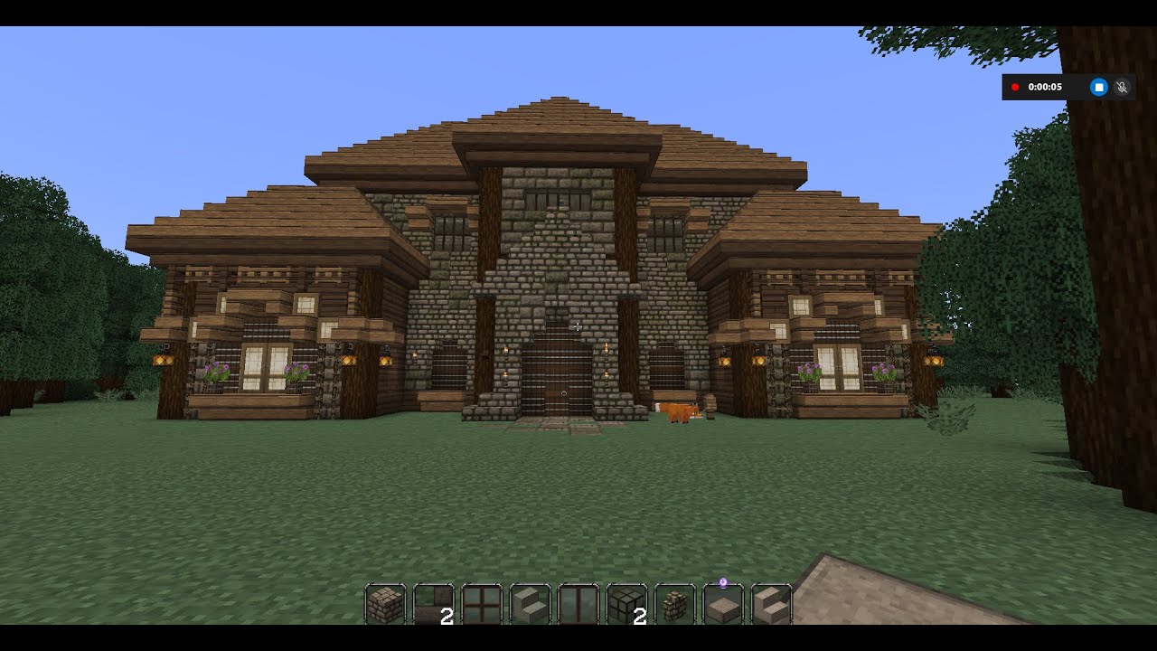 finishing my Minecraft build (with edit now) - YouTube