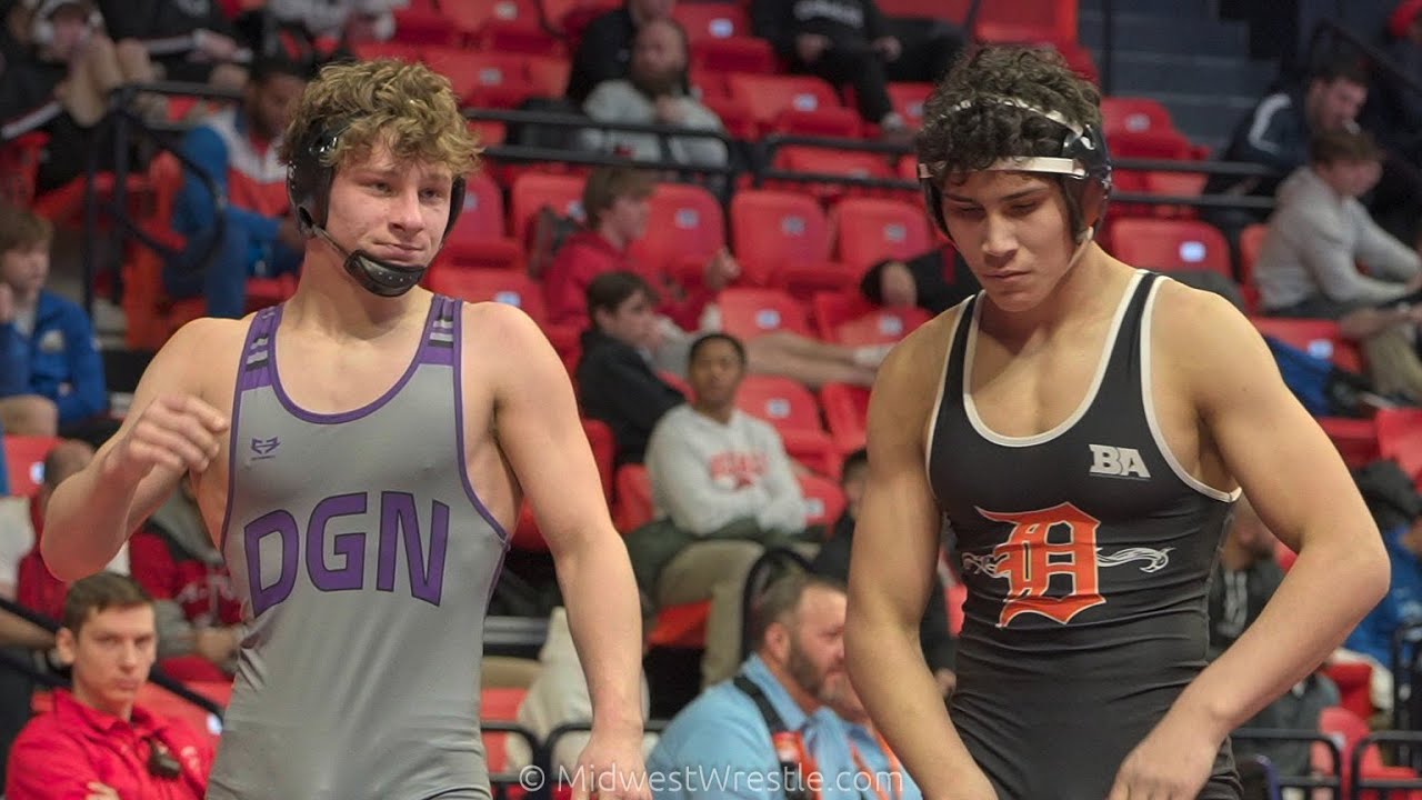 152 3A – Harrison Konder {G} of Downers Grove North IL vs. Jacob Luce ...