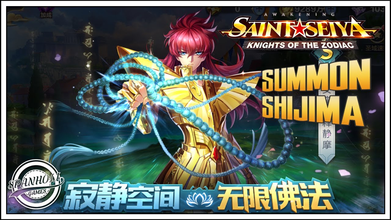 Saint Seiya Awakening #45 - Summon Shijima - Chinês - YouTube
