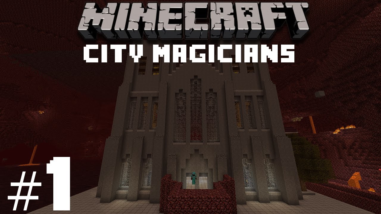 Minecraft: City Magicians #1 [ARABIC] | ماينكرافت: مدينة السحرة #1 ...