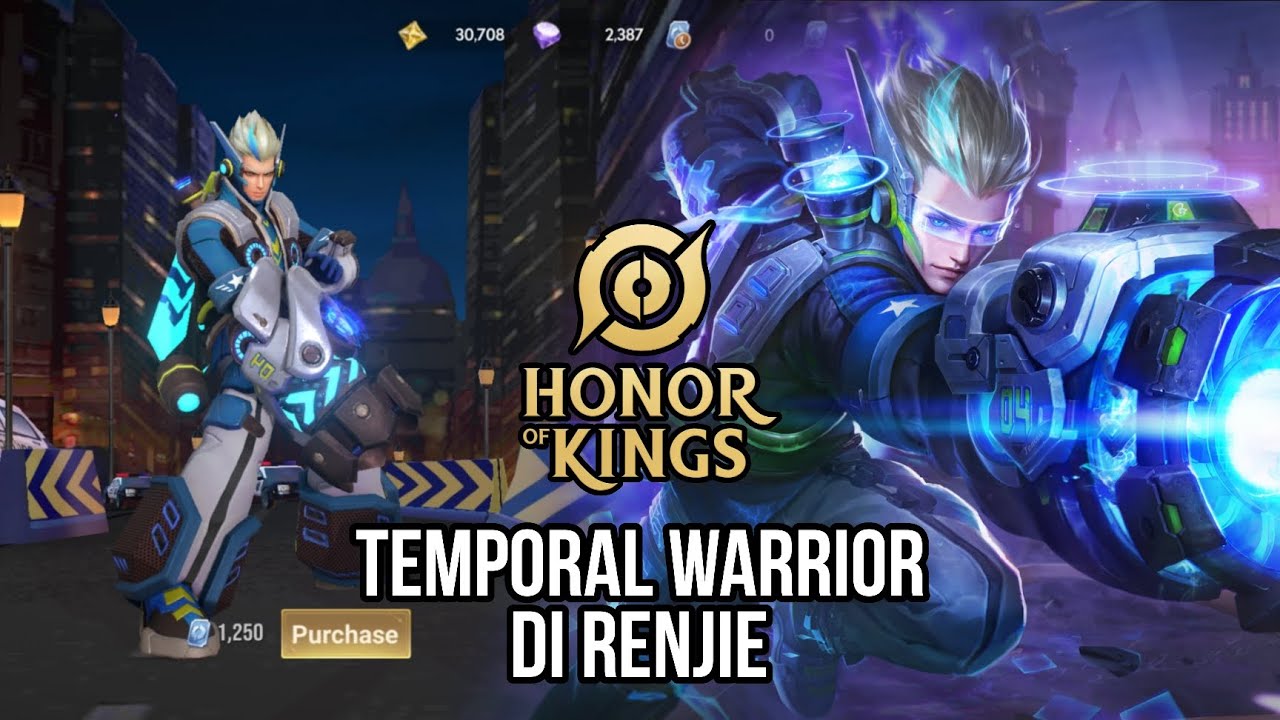 New Skin Temporal Warrior Di Renjie - Honor Of Kings Indonesia - YouTube