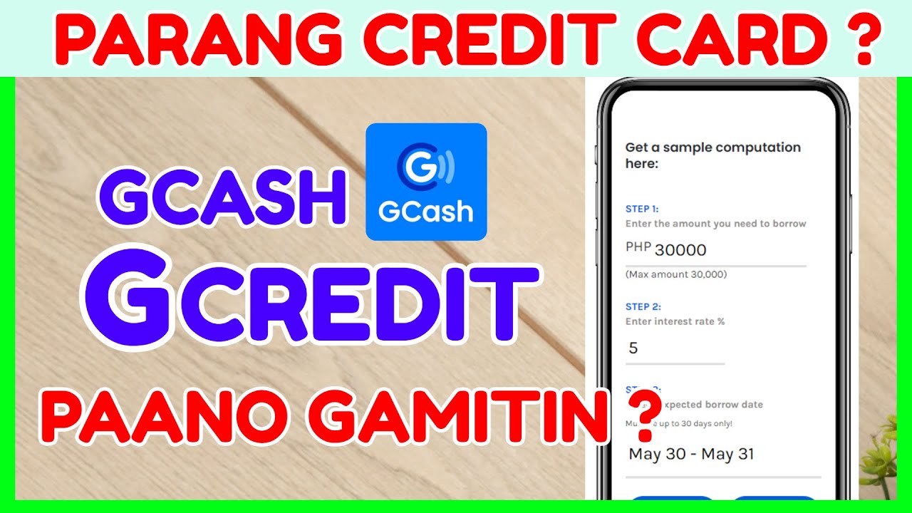 GCash GCredit upto 30,000: How to Register Use GCredit GCash - YouTube