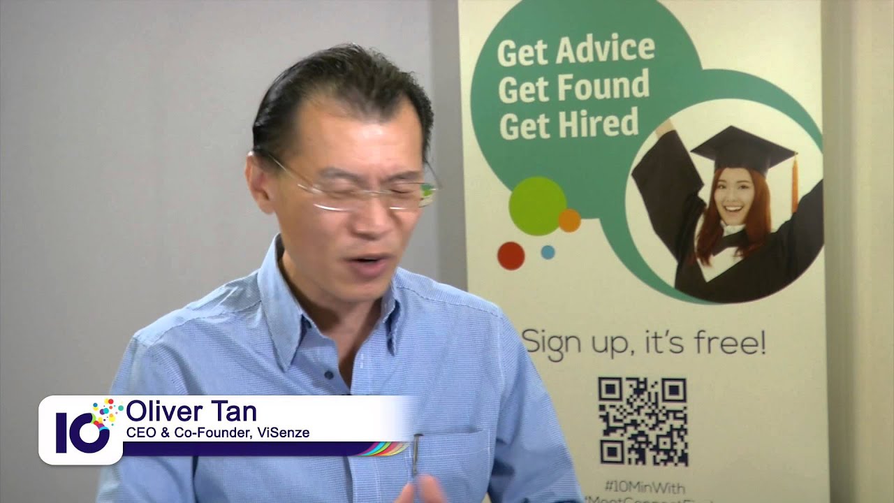 Career in Entrepreneurship...Oliver Tan, CEO & Co-Founder of ViSenze ...
