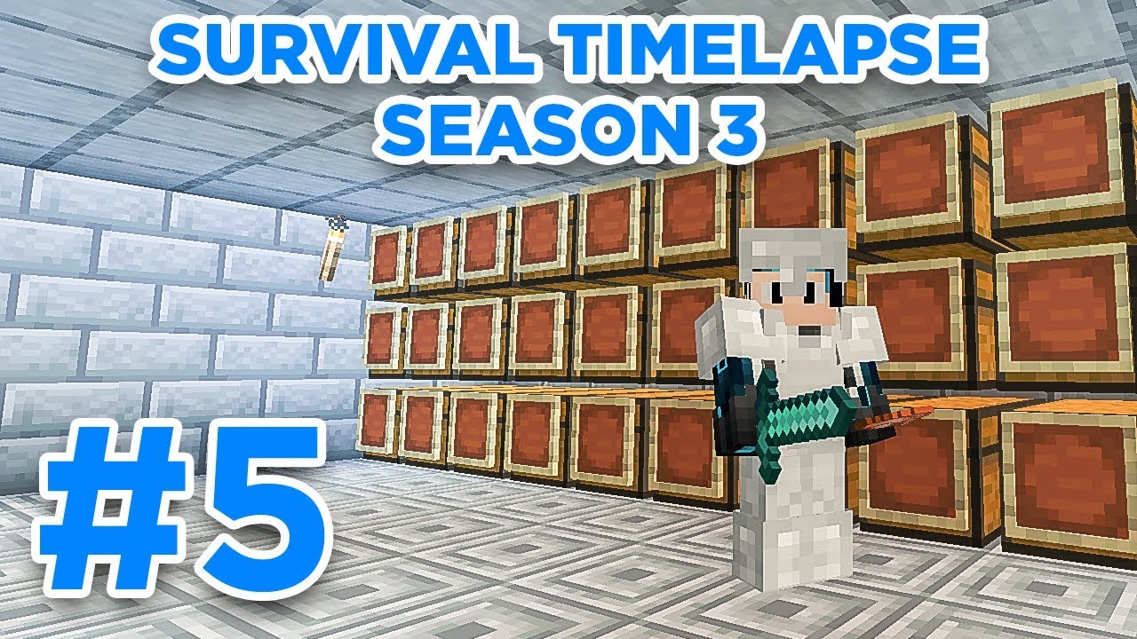 Chest Room! | Minecraft Survival Timelapse Season 3 Episode 5 | GD ...