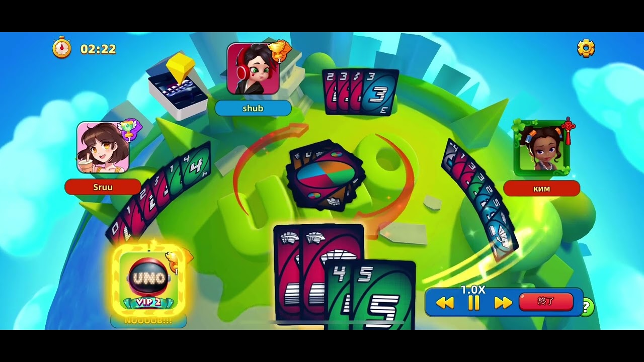 UNO!Mobile|Go Wild x4 2vs2(episode 2) - YouTube
