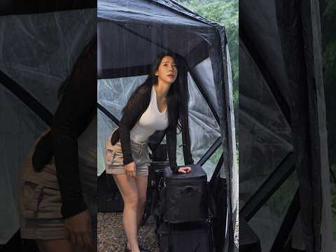 EN YOĞUN FIRTINADA VE YOĞUN YAĞMURDA KAMP YAPMAK