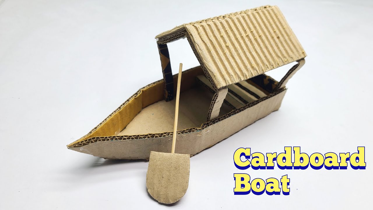 Amazing!! Making a Beautiful looking Boat From Cardboard | How to make ...