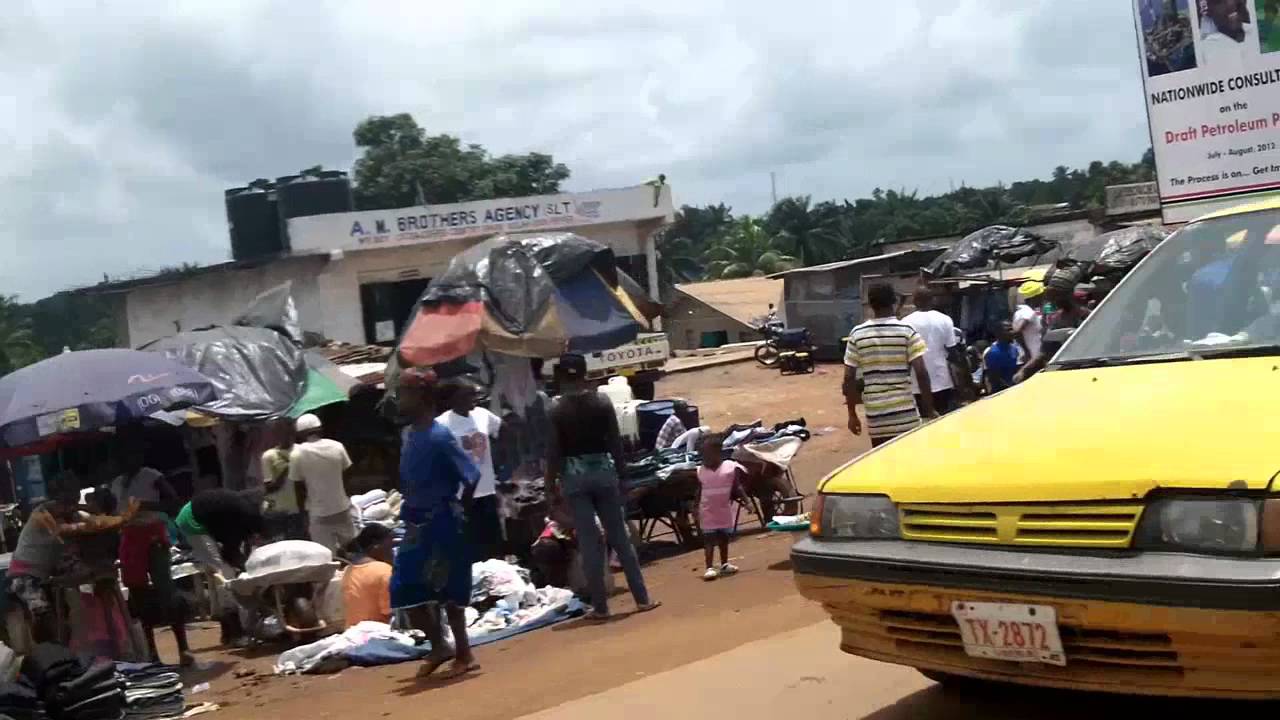 Driving through Red Light - Liberia, West Africa - YouTube