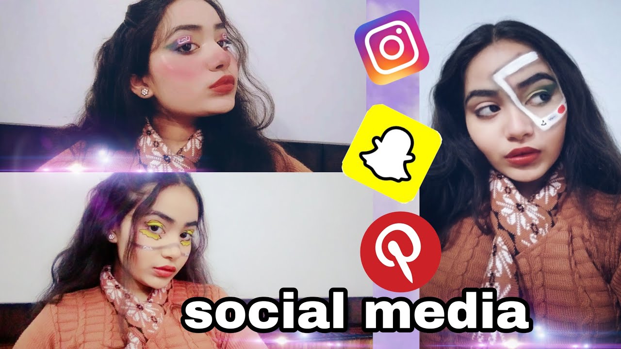 SOCIAL MEDIA INSPIRED MAKEUP TUTORIAL - YouTube