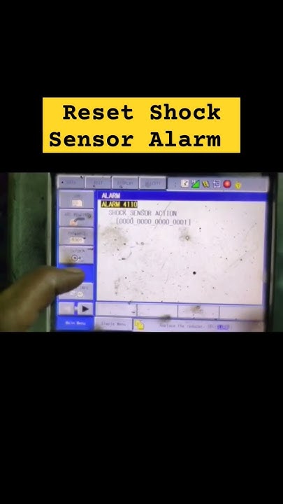 Reset Shock Sensor Alarm Yaskawa Robot Programing Kuka Fanuc Robot Programing Youtube