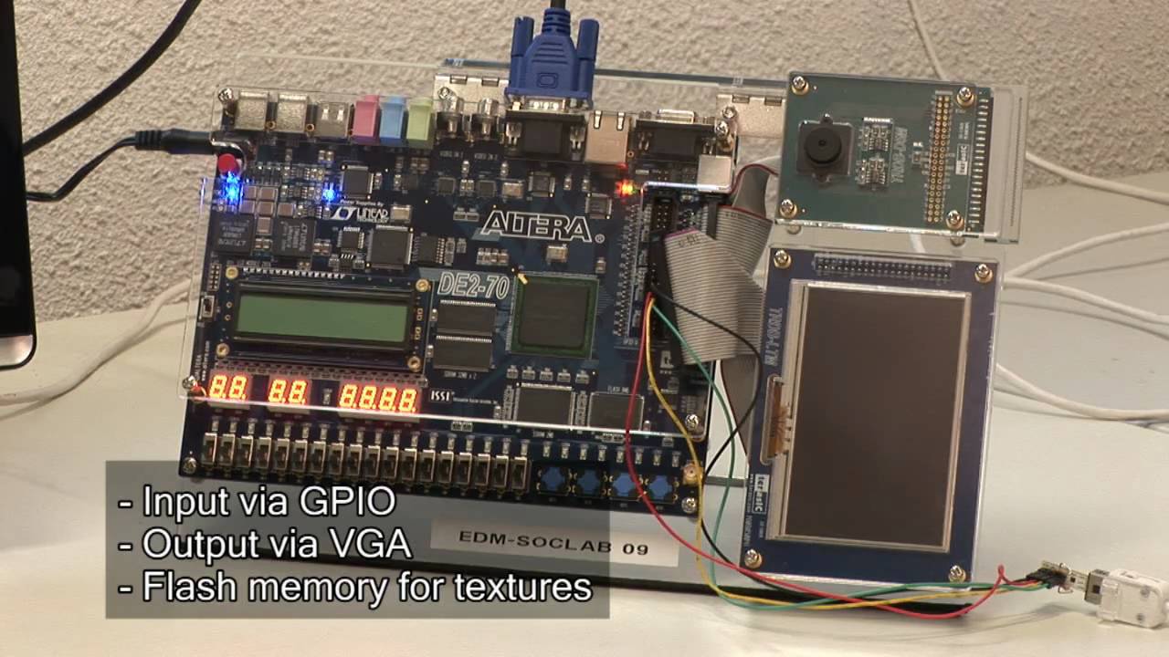 Super Mario on FPGA TerasIC DE2-70 - YouTube