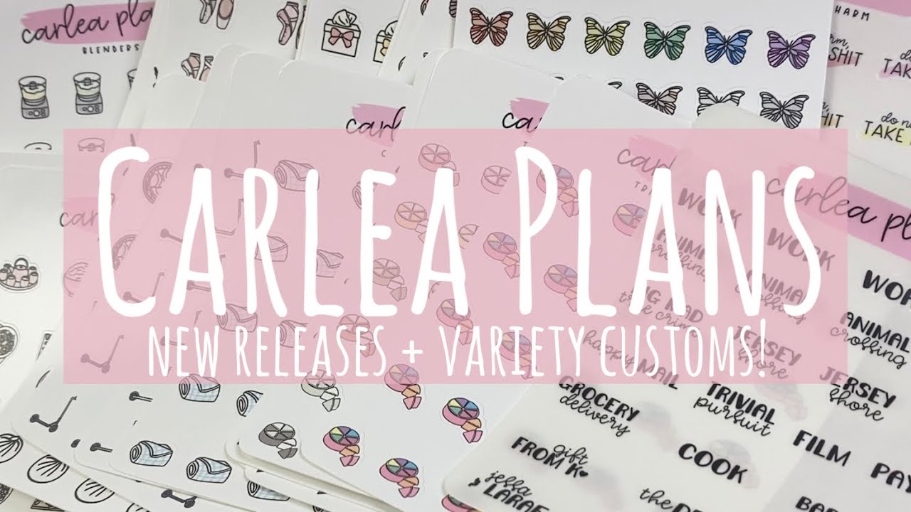 Carlea Plans || New Releases + Variety Customs || August 17th - YouTube