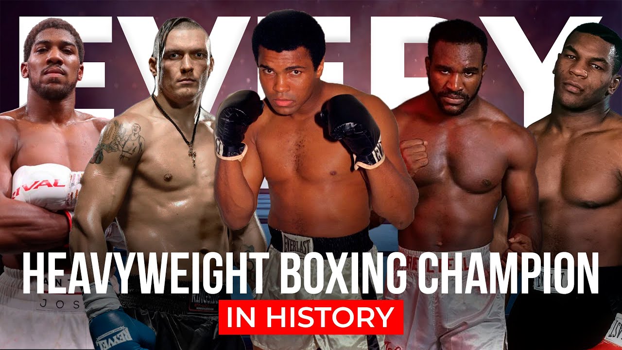 Every Heavyweight Boxing Champion in History | WBA, WBC, IBF, WBO & The ...
