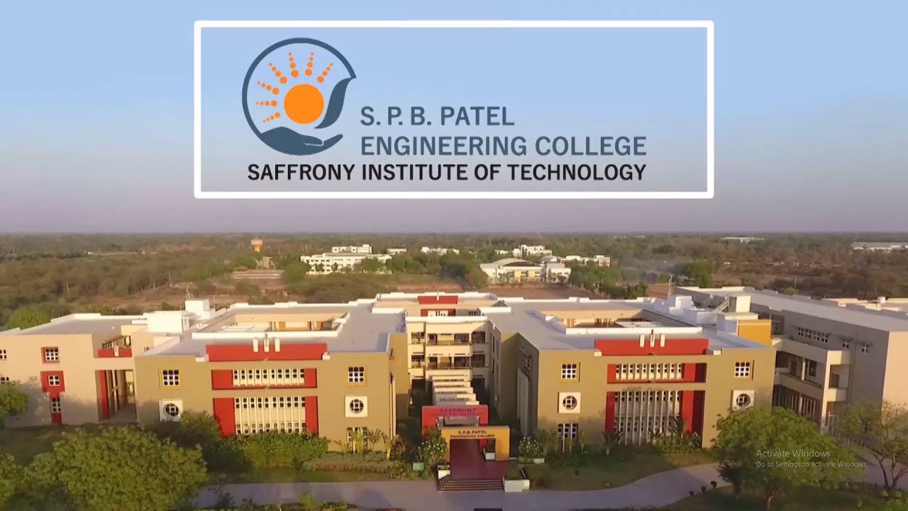 S.P.B. Patel Engineering College (Saffrony) Brief Intro | 1st Ranked ...