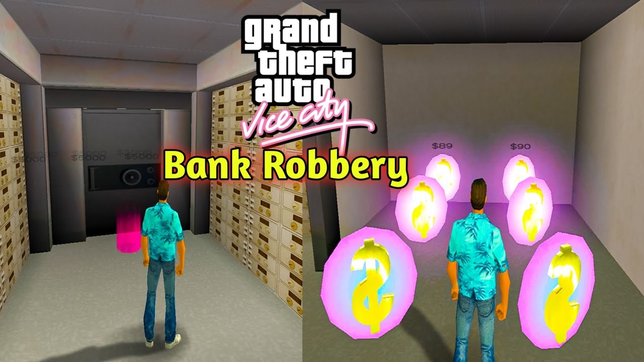 How To Do Bank Robbery In GTA Vice City | Vice City Secret Mission ...