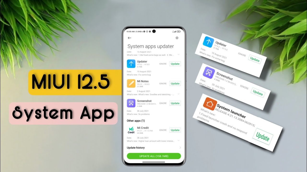 Latest MIUI 12.5 System Apps Update (System Launcher, New Game Turbo ...