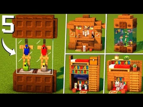Minecraft house tutorial _ Minecraft builds _ Minecraft pet house - YouTube