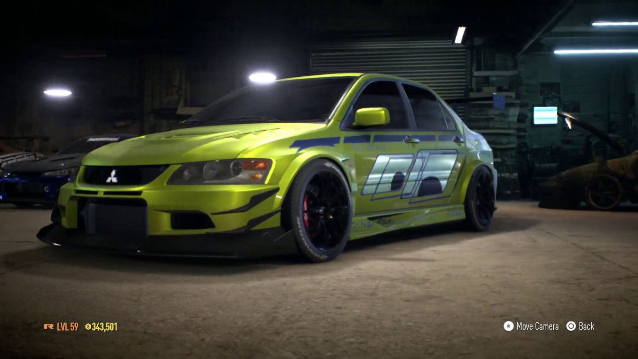 Evo 9 gameplay NFS 2015 PS4 Pro - YouTube