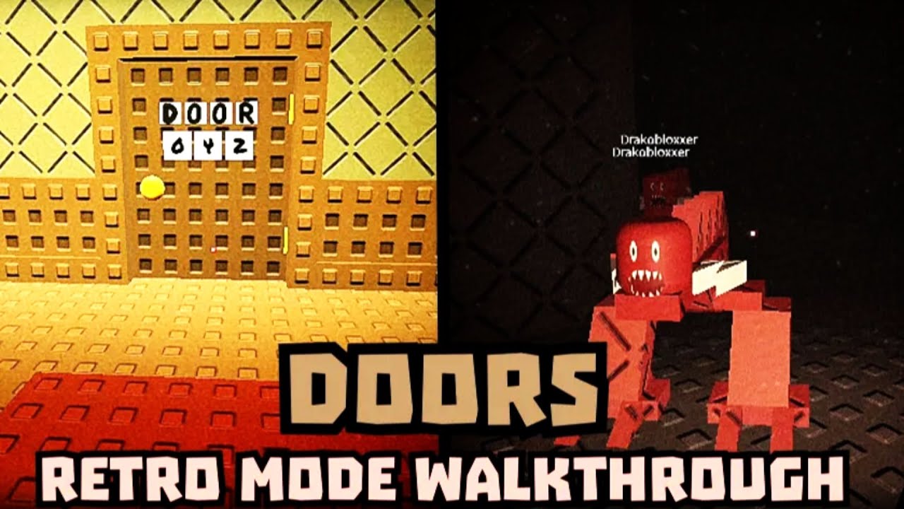 Doors But Retro Full Walkthrough - YouTube