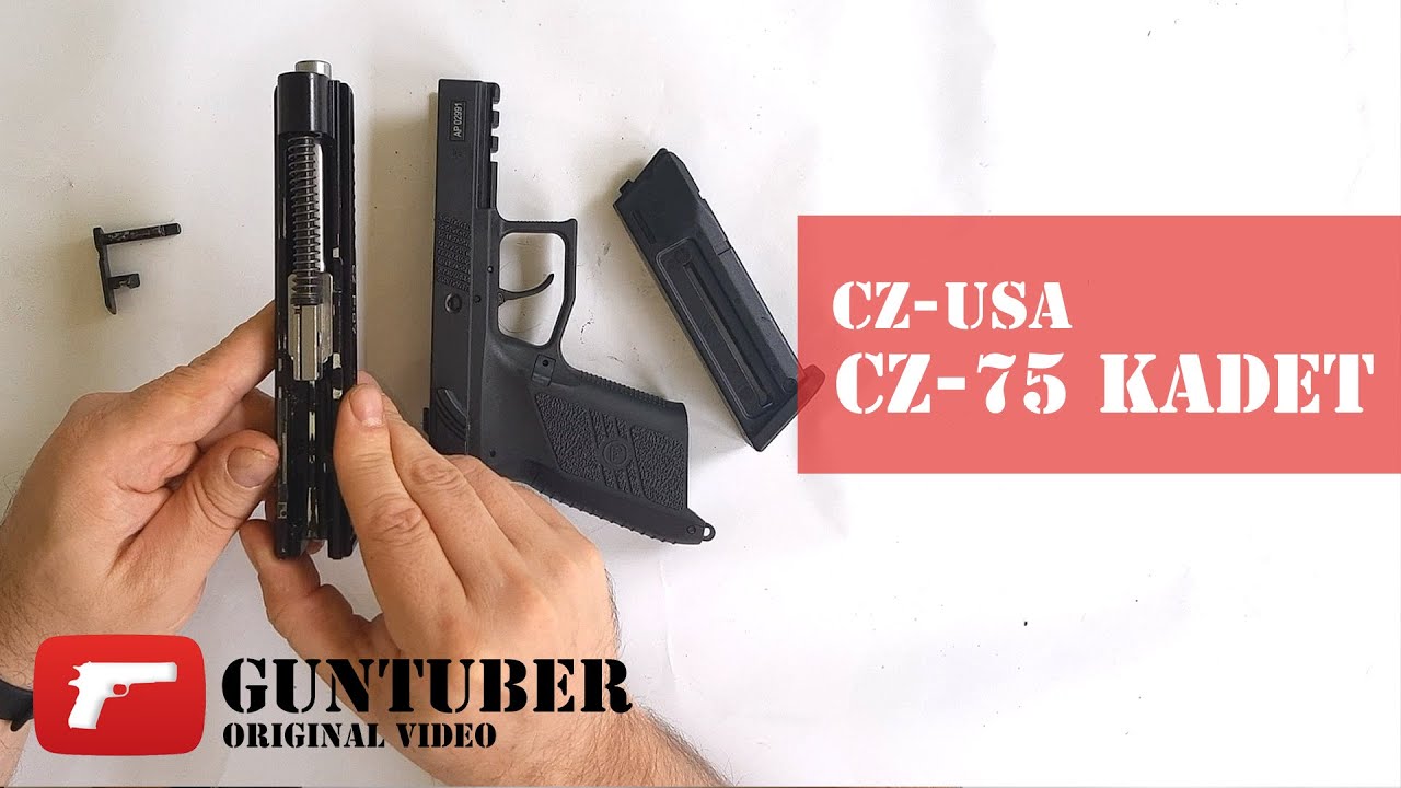 CZ USA CZ-75 Kadet .22LR - How to Disassembly and Reassembly (Field ...