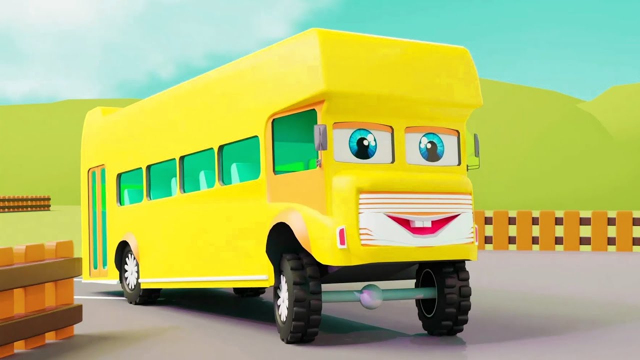 The Finger Family + More Nursery Rhymes | Bus Rhymes | Nursery Rhymes ...