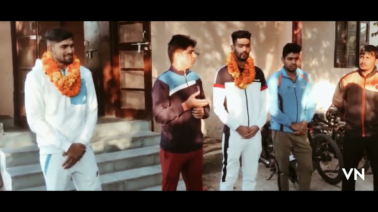 Great welcome of Sagar Rathi and Parteek Dahiya at his home ground ...