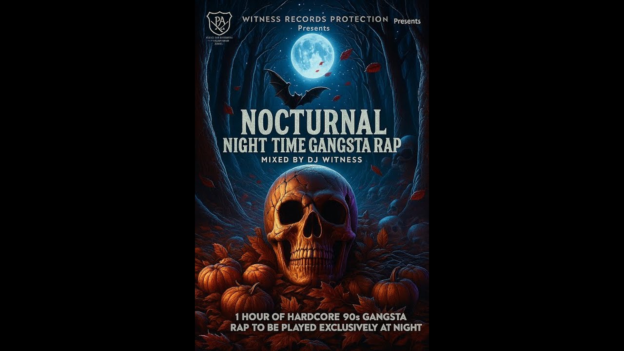 Nocturnal | Night Time Gangsta Rap Mix | 1 Hour | October Halloween ...