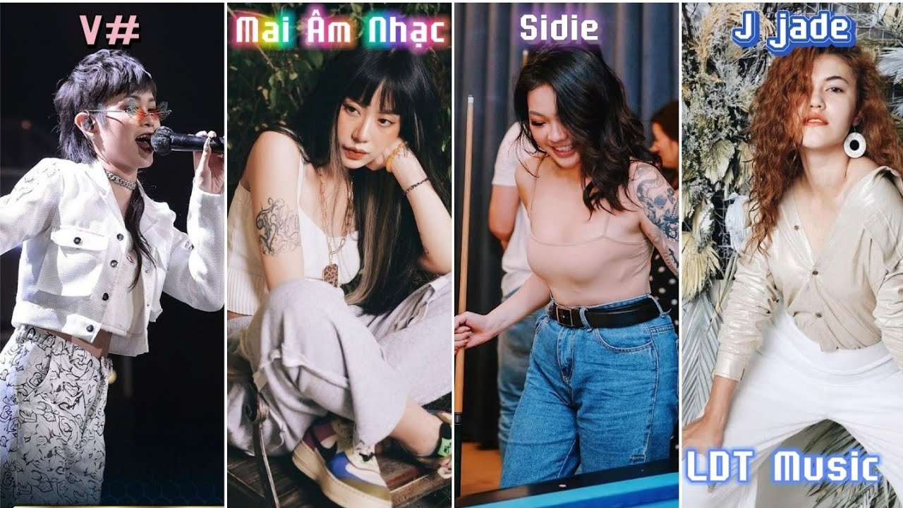 4 nữ Rapper V#, Mai Âm Nhạc, Sidie, J Jade đọ nhan sắc và giọng hát tại ...