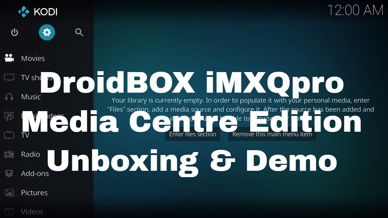 DroidBOX iMXQpro Media Centre Edition (MCE) Unboxing and Demo Review ...