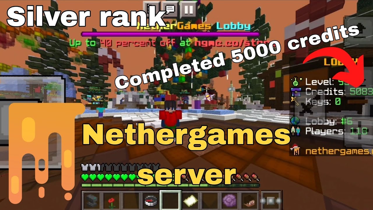 I got the silver rank in nethergames server solo bedwars gameplay with ...