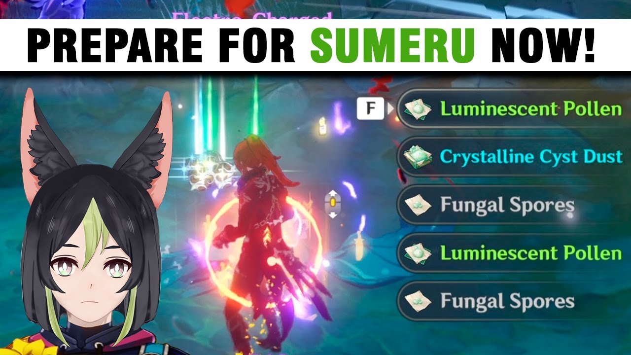 Prepare for Sumeru Right Now | Floating Fungus Farming Route - YouTube