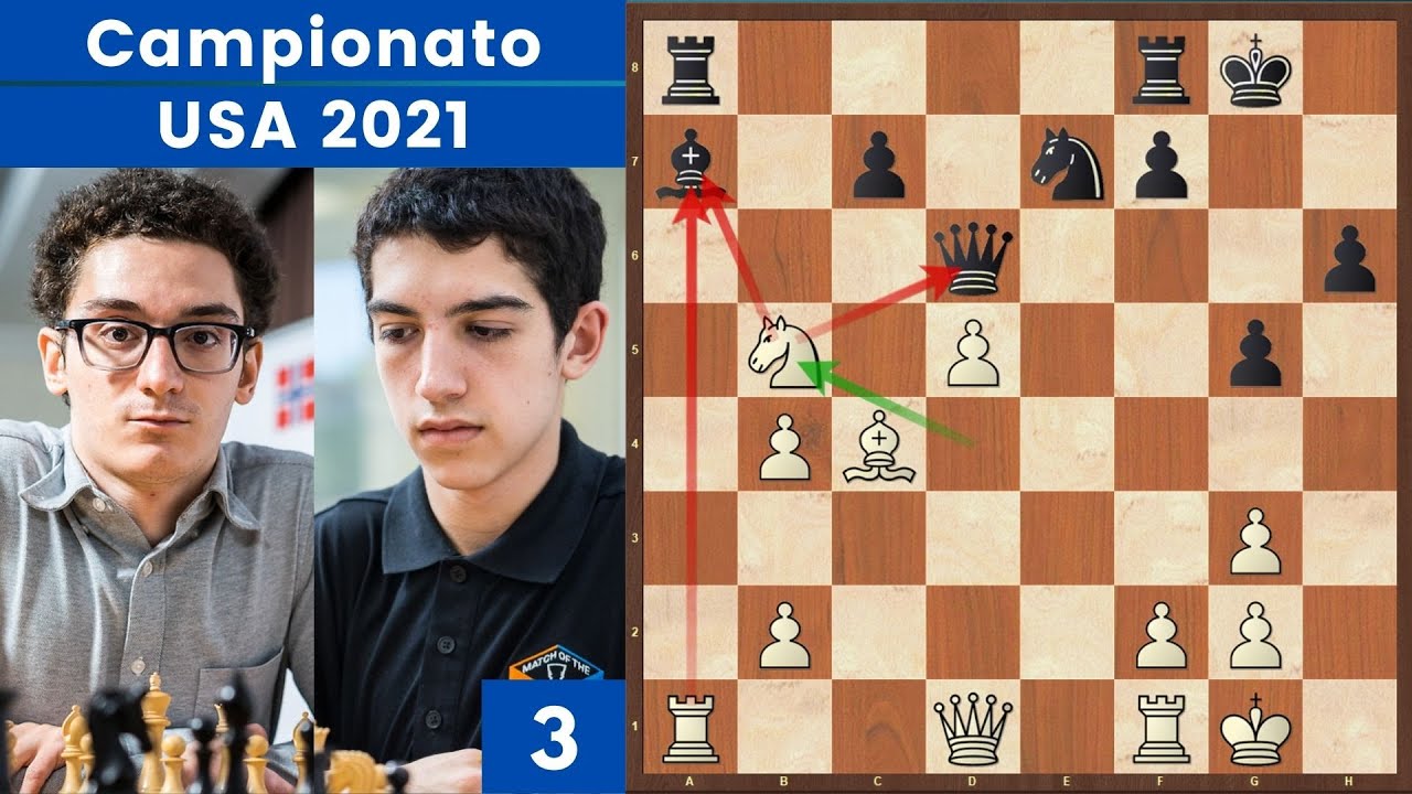 Dominio! - Caruana vs Burke | US Chess Championship 2021 - YouTube