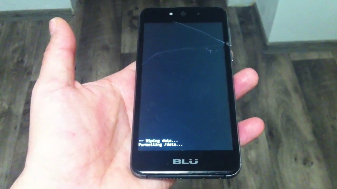 BLU Grand X hard reset - YouTube