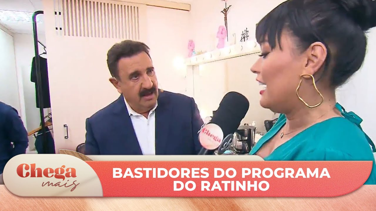 Milene Pavorô mostra bastidores do Programa do Ratinho | Chega Mais (12 ...